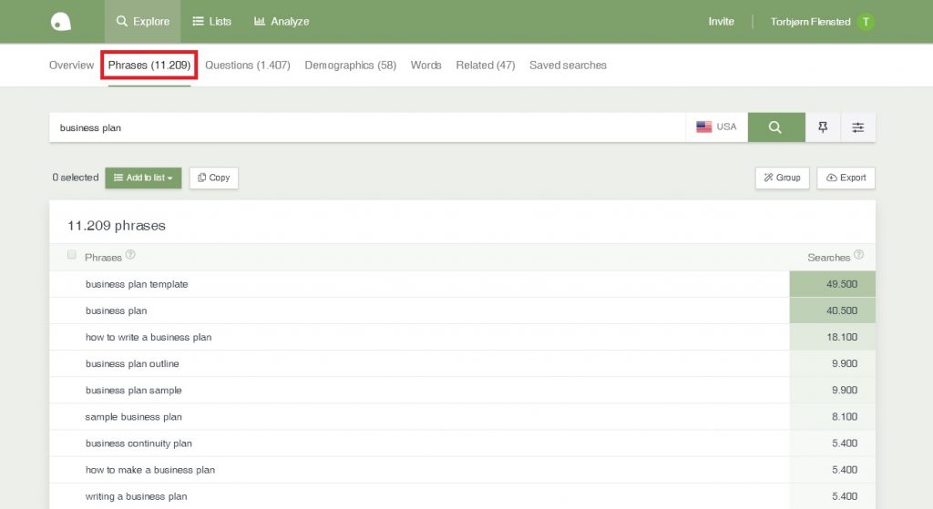 A guide to Keyword Research with StoryBase – StoryBase