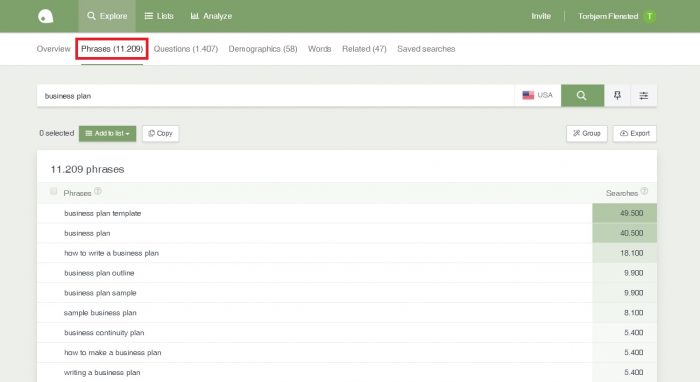A guide to Keyword Research with StoryBase – StoryBase